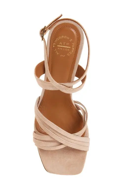 ATP ATELIER Ledro Ankle Strap Sandal - Cipria