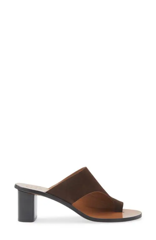 ATP ATELIER Rosate Suede Toe Loop Sandal