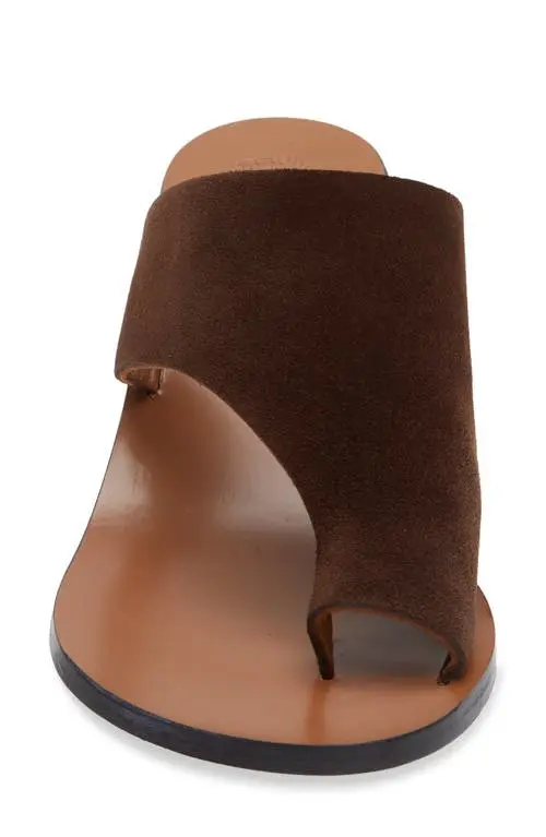 ATP ATELIER Rosate Suede Toe Loop Sandal