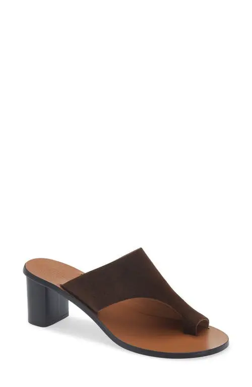ATP ATELIER Rosate Suede Toe Loop Sandal