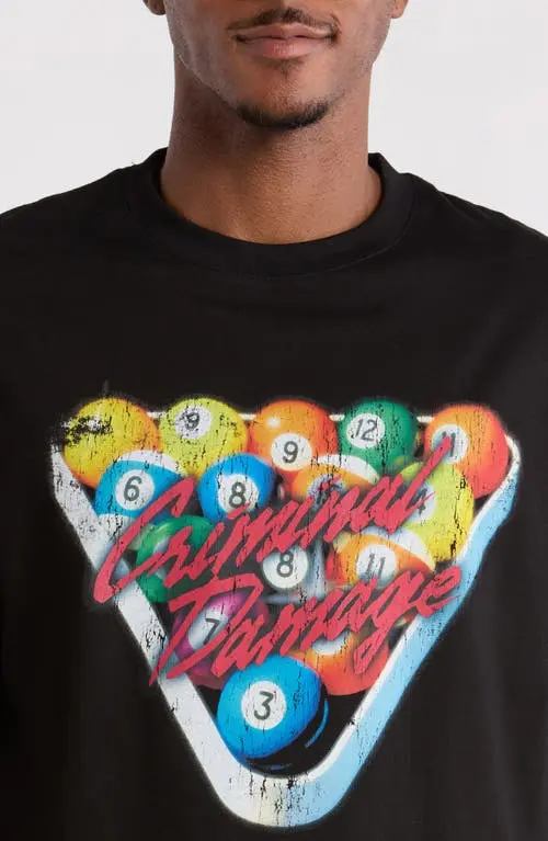 CRIMINAL DAMAGE Pool Club T-shirt