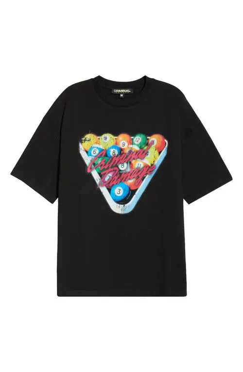 CRIMINAL DAMAGE Pool Club T-shirt