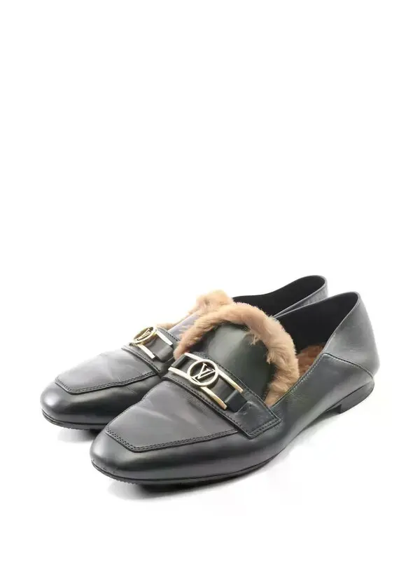 LOUIS VUITTON Square Toe Loafers