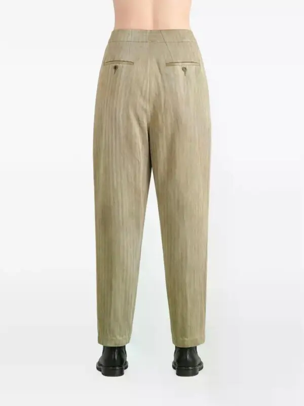 UMA WANG Herringbone Pattern Wrap Trousers