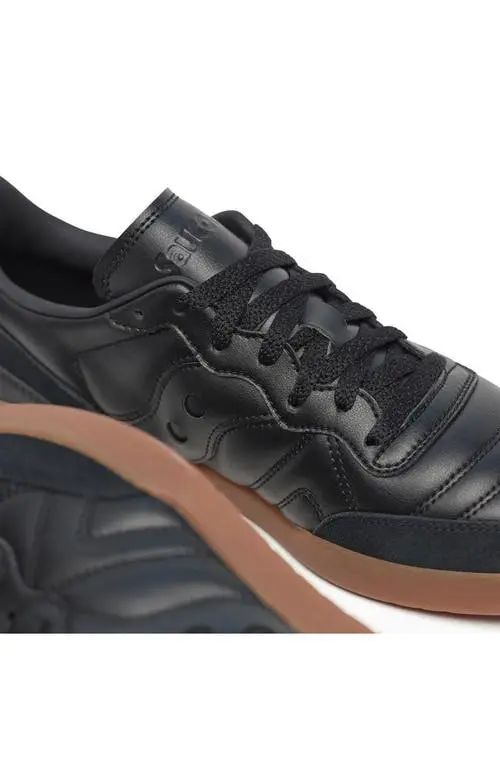 Saucony Gender Inclusive 586i Low Top Sneakers - Black/gum