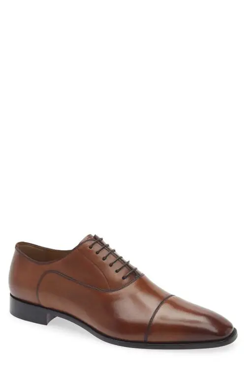 CHRISTIAN LOUBOUTIN Greggory Cap Toe Oxford - Bwi3-havane