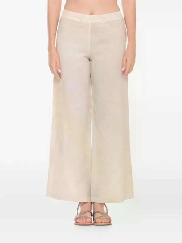 120% Lino Linen Palazzo Pants