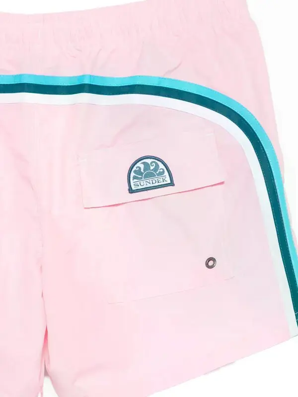 Sundek Stripe Detail Swim Shorts