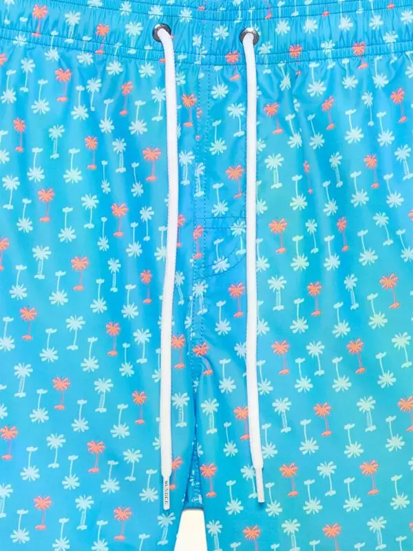 Sundek Palm Tree Pattern Swim Shorts