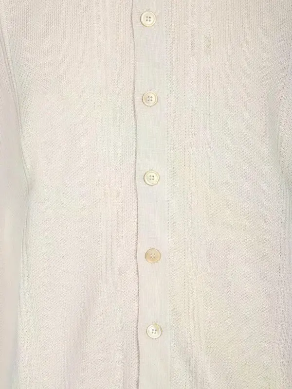 DANIELE FIESOLI Ribbed Short-sleeved Cardigan