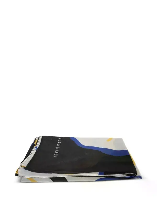 CALA DE LA CRUZ Abstract-print Scarf