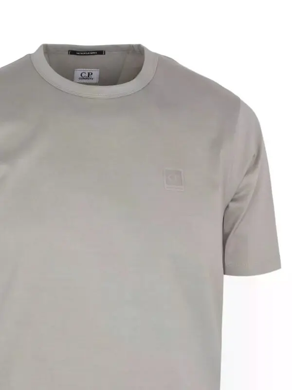 C.P. COMPANY Logo-patch T-shirt - Grey