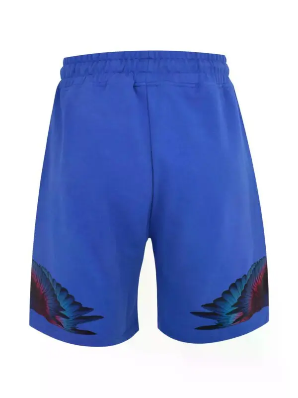 COUNTY OF MILAN Wings Print Drawstring Shorts