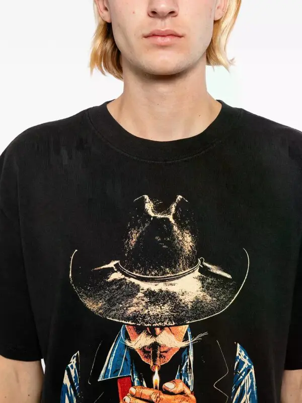 MELT Graphic-print Round Neck T-shirt