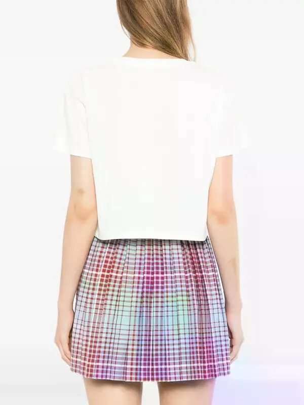 MELT Graphic-print Cropped T-shirt