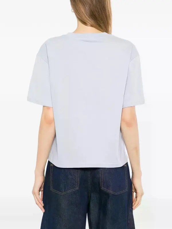 MELT Graphic Print Cotton T-shirt - Blue