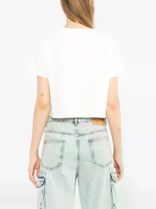 MELT Graphic Print Cropped T-shirt