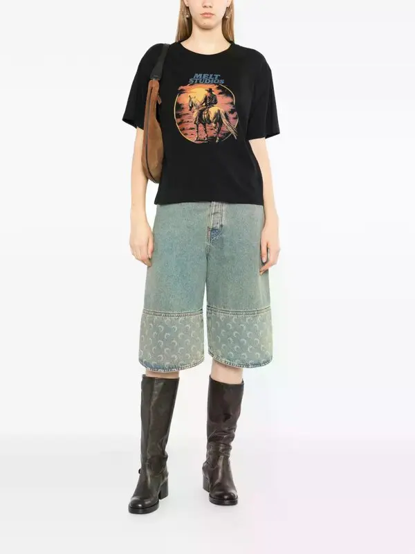 MELT Graphic-print Cotton T-shirt