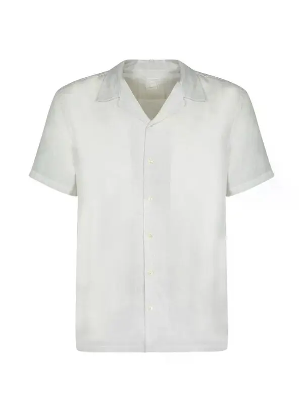 120% Lino Short-sleeve Camp-collar Shirt