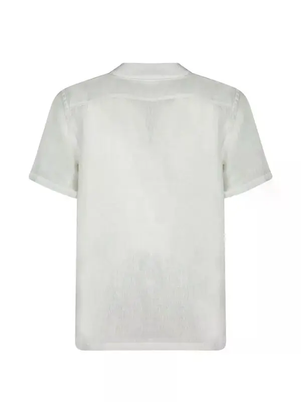 120% Lino Short-sleeve Camp-collar Shirt