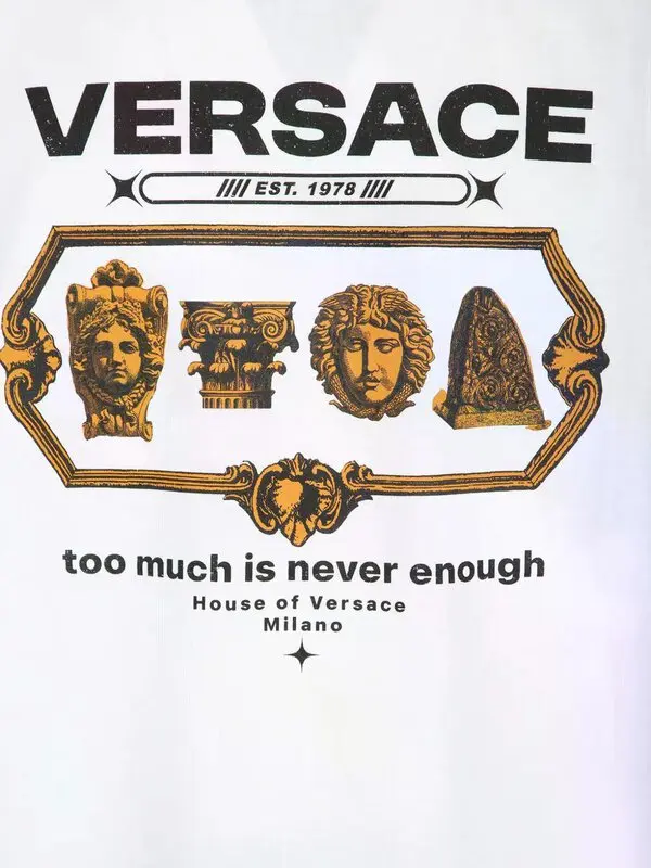 Versace Logo-print Cotton T-shirt