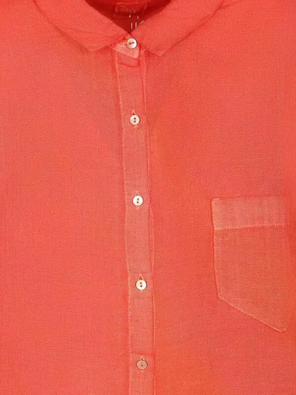 120% Lino Slub Texture Shirt