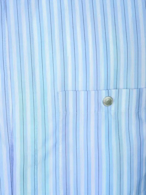 CARRER Vertical-stripe Chest-pocket Shirt