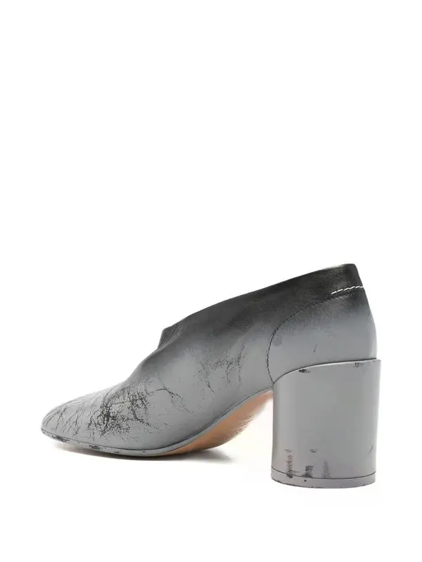 MAISON MARGIELA Cracked Effect Block Heel Pumps