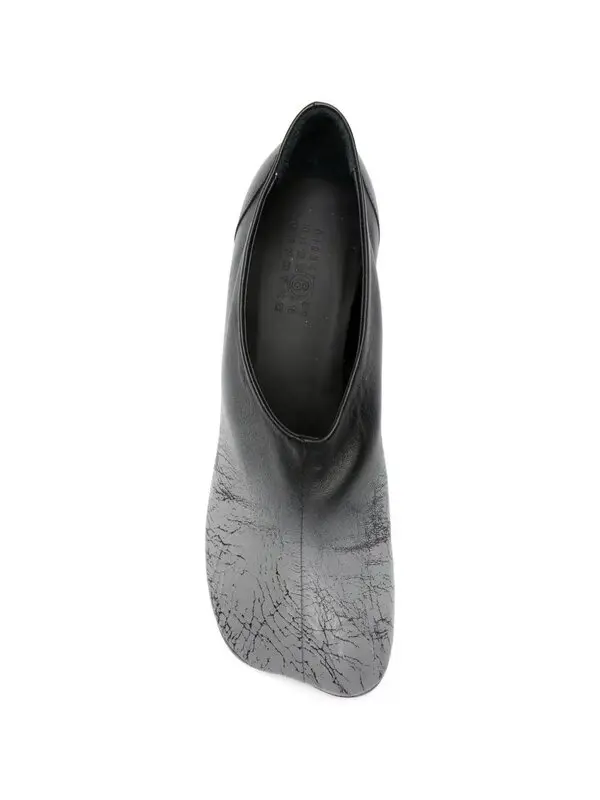 MAISON MARGIELA Cracked Effect Block Heel Pumps