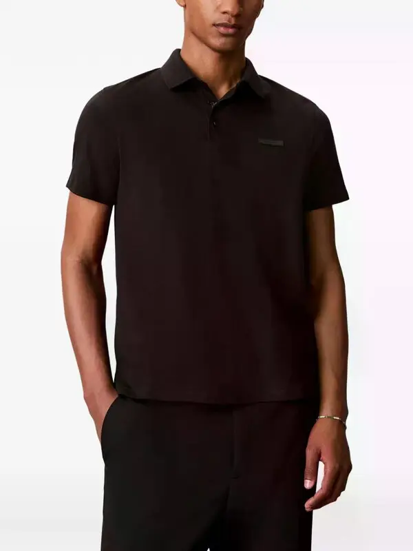 Calvin Klein Logo-plaque Polo Shirt