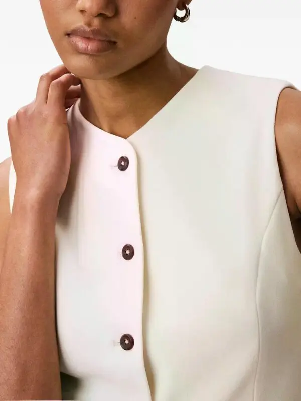 Calvin Klein Sleeveless Button-up Waistcoat