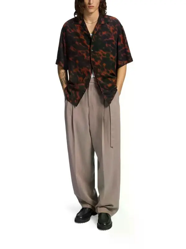 Hugo Belted Pleated Trousers