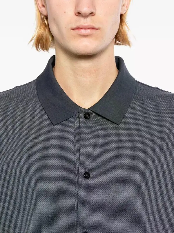BOSS Button-front Pique Shirt