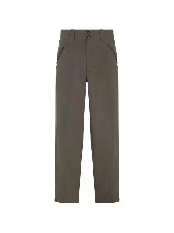 Giorgio Armani Double-button Tailored Trousers - Grey