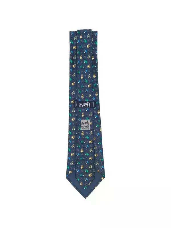 Hermès Silk Necktie
