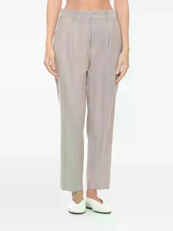 PT TORINO Herringbone Pleated Trousers