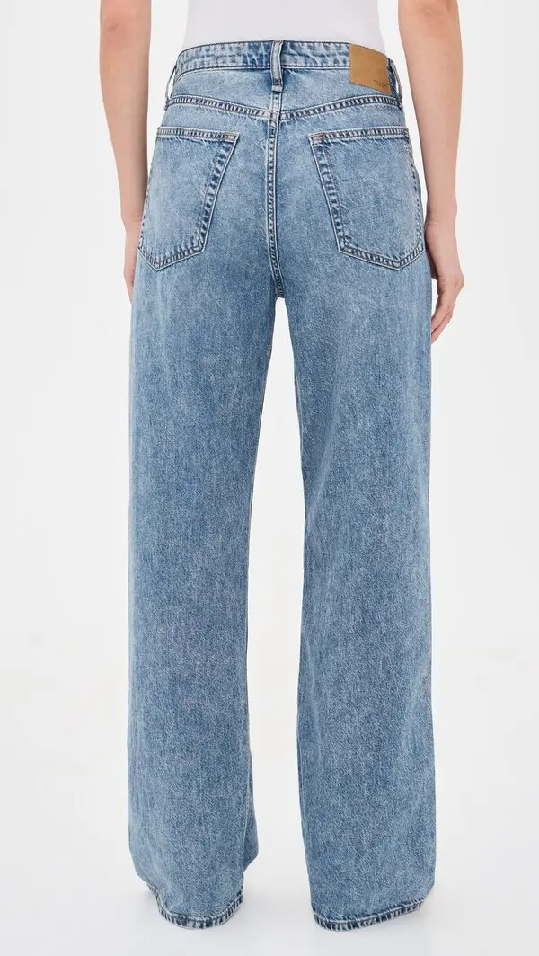 Rag & Bone Featherweight Logan Wide Leg Jeans - Lyon