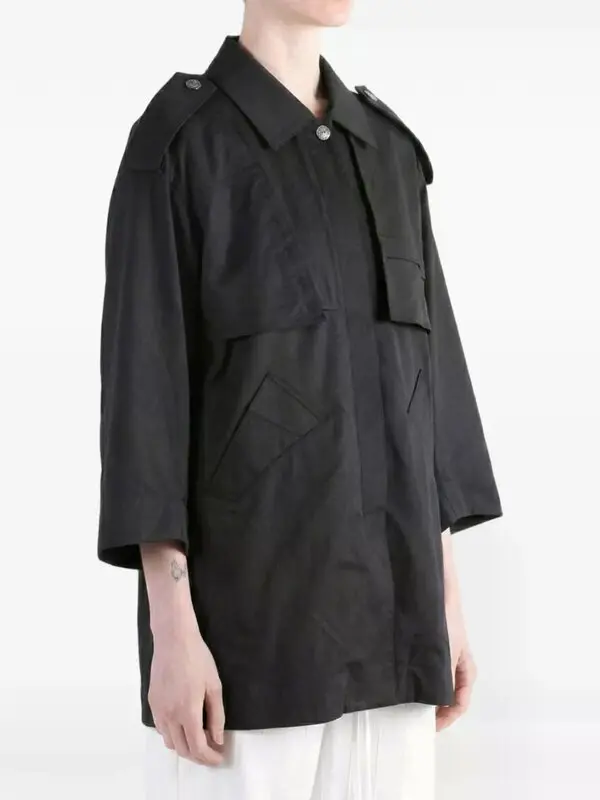 KIKO KOSTADINOV Epaulette-detail Panelled Coat