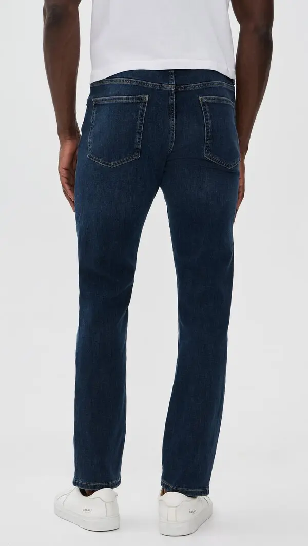 DL1961 Slim Straight Leg Jeans With Contrast Stitching