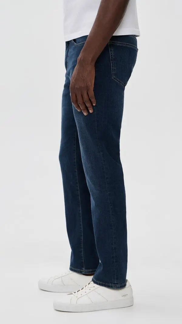 DL1961 Slim Straight Leg Jeans With Contrast Stitching