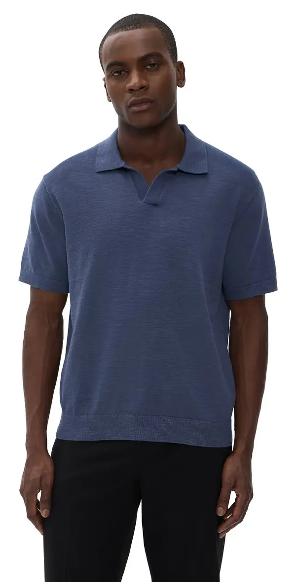 Madewell Johnny-collar Sweater Polo Shirt