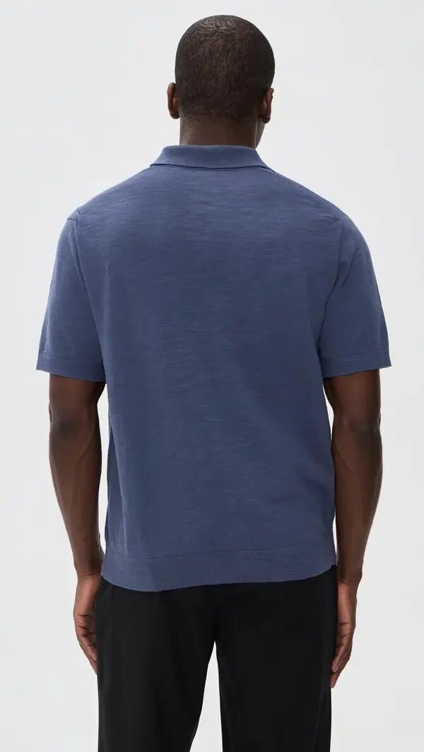 Madewell Johnny-collar Sweater Polo Shirt