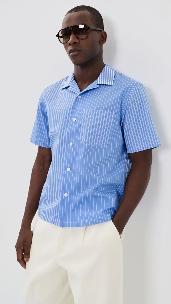 Rag & Bone Avery Poplin Shirt - Blmst