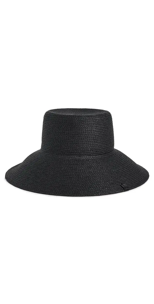 FAVORITE DAUGHTER The Straw Favorite Hat - Black