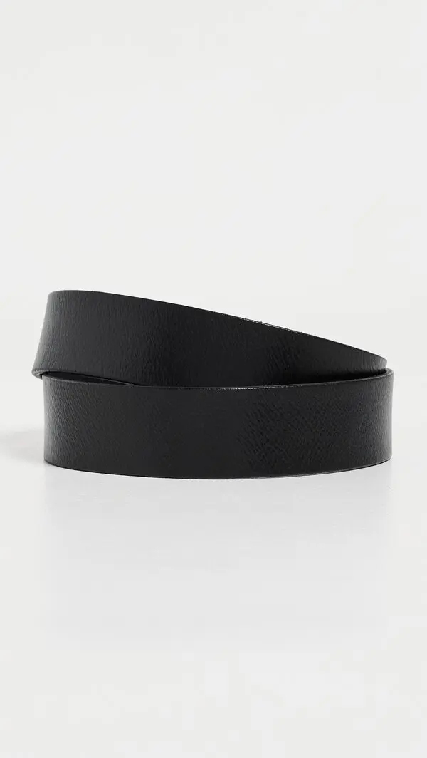 CORRIDOR Leather Belt - Black