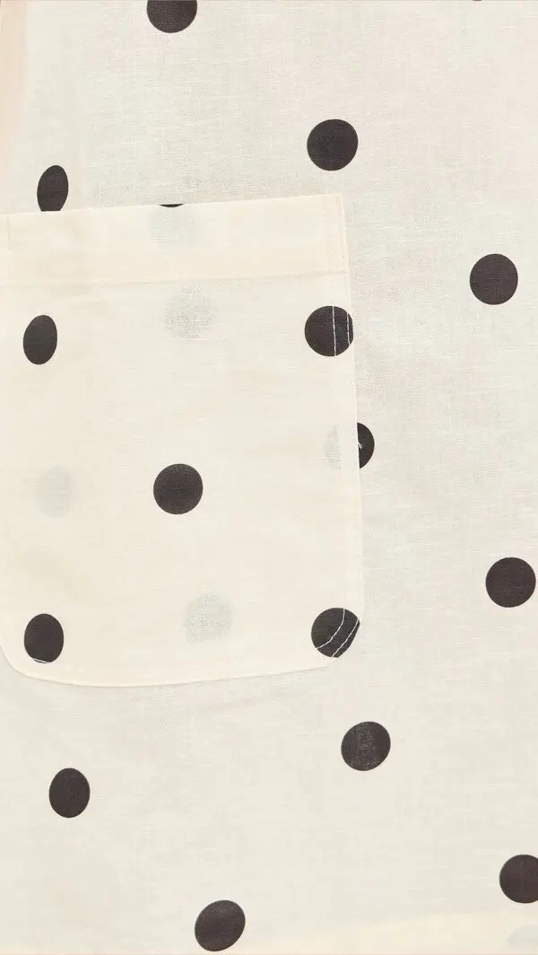 Blanknyc Polka Dot Square Neck Sleeveless Mini Dress