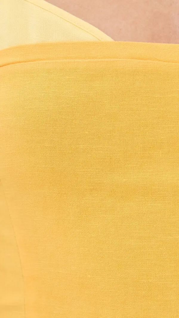 Simkhai Corabeth Colorblock Midi Dress