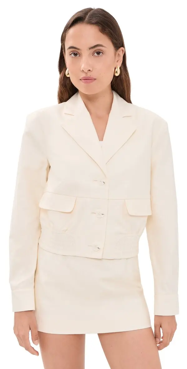 FAVORITE DAUGHTER The Farrah Jacket - Cream