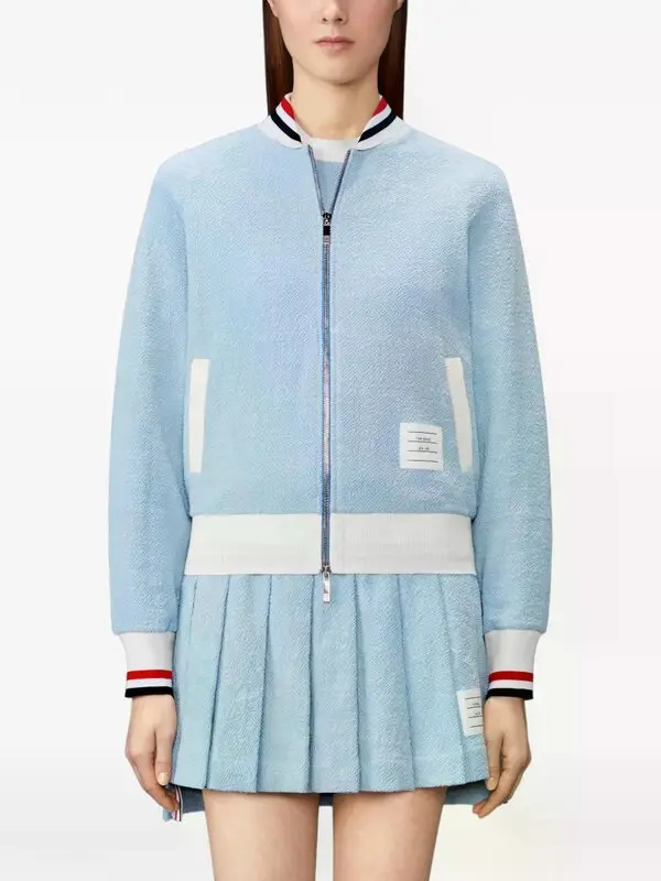 Thom Browne Rwb-stripe Bomber Jacket