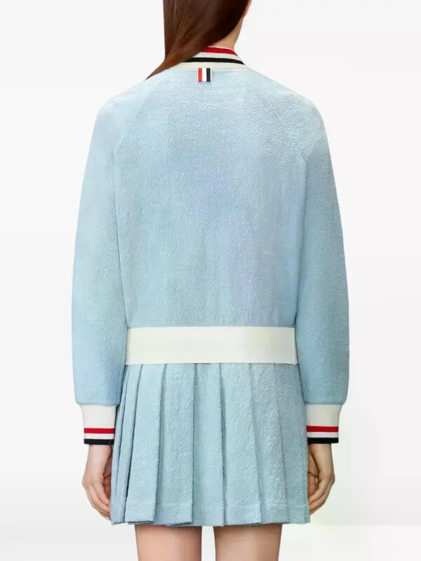 Thom Browne Rwb-stripe Bomber Jacket